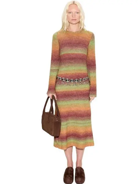 SIMONMILLER Axon Knit Midi Dress - Autumn Ombre