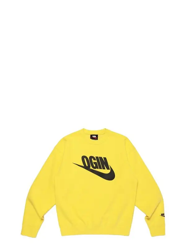 Nike X Nigo Nrg Fleece Crew Sweatshirt - Yellow