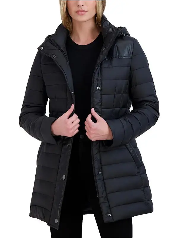 Tahari Talia Down Jacket - Noir
