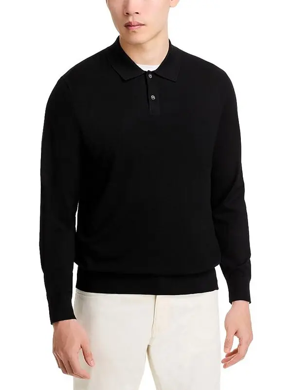 Theory Goris Collared Sweater - Black