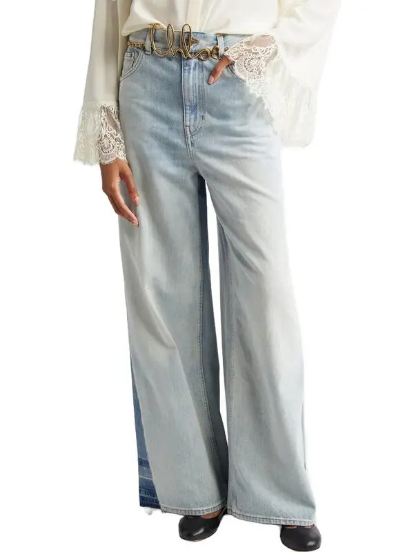 Chloé Wide Leg Jeans - Graceful Blue