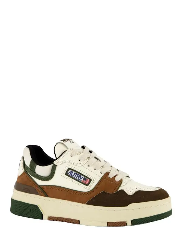 AUTRY Clc Low Sneaker - Brown/ Green