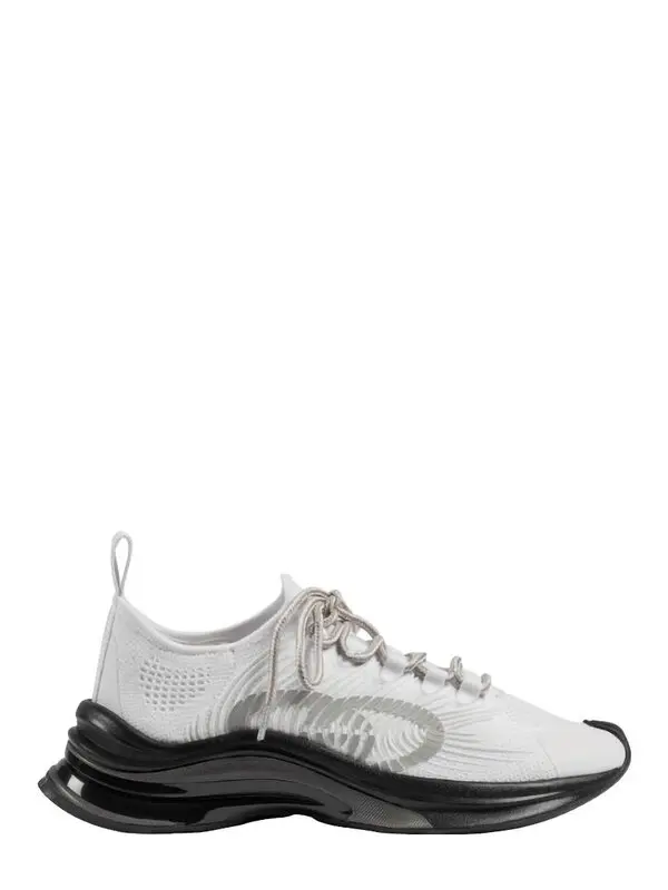 Gucci Run Sneakers - White/grey/black