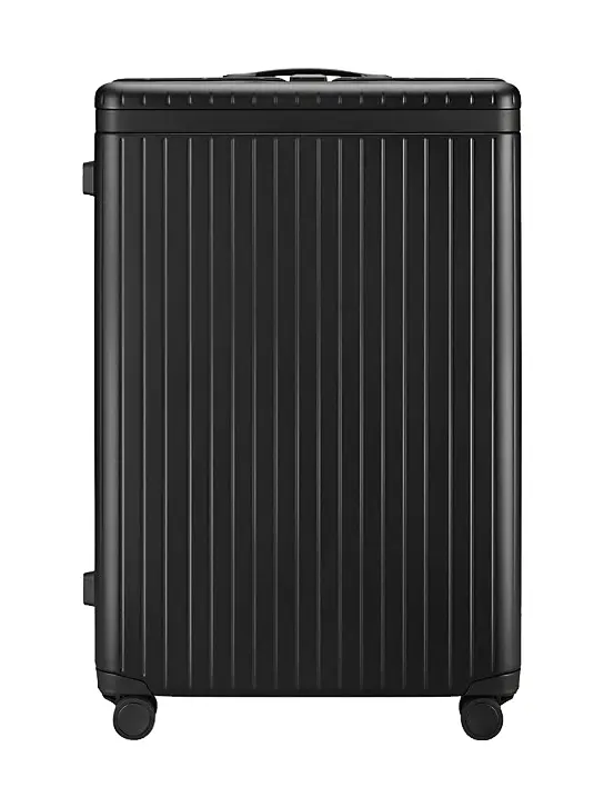 CARL FRIEDRIK The Large Check-in Suitcase 80cm - Black / Black