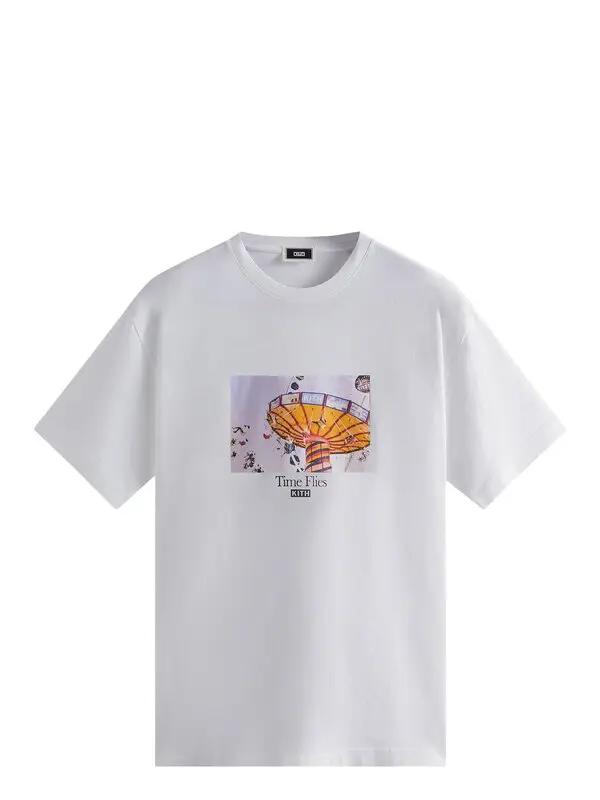 Kith Time Flies Tee - White