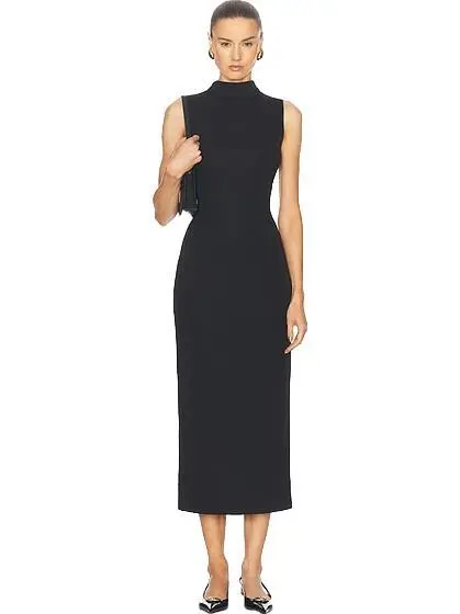 L'academie Belmore Midi Dress - Black