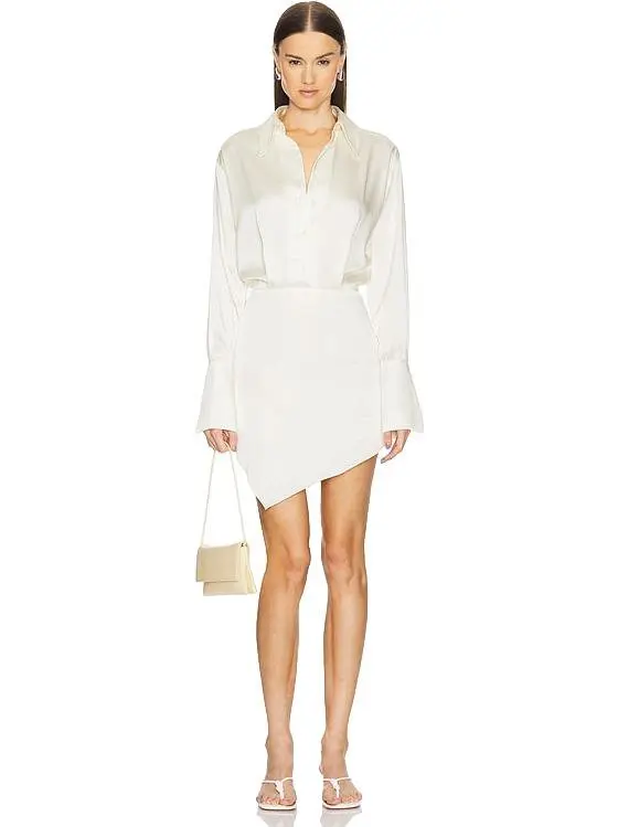 L'academie By Marianna Aurelie Mini Dress - Ivory