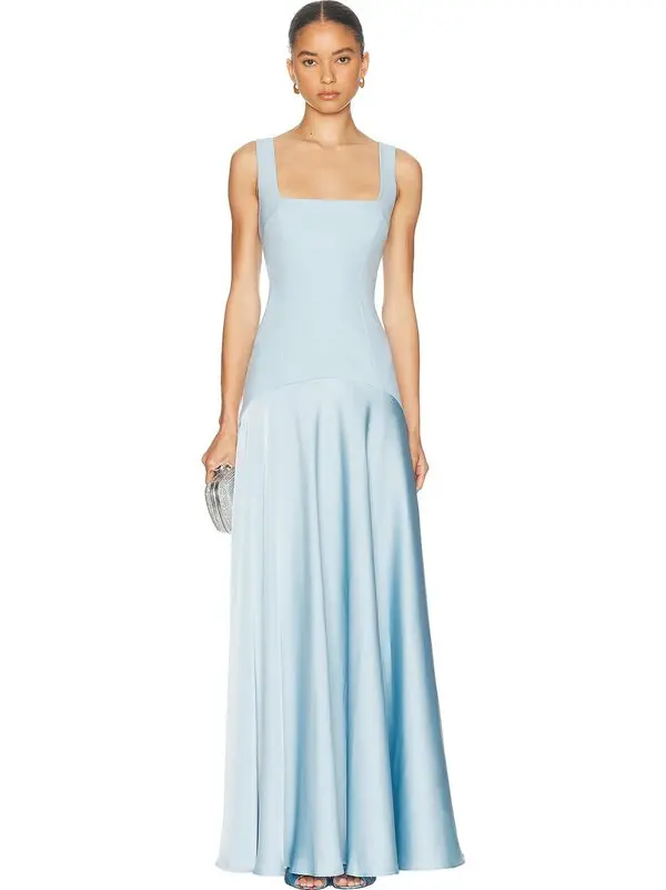 L'academie By Marianna Sidney Gown - Ice Blue