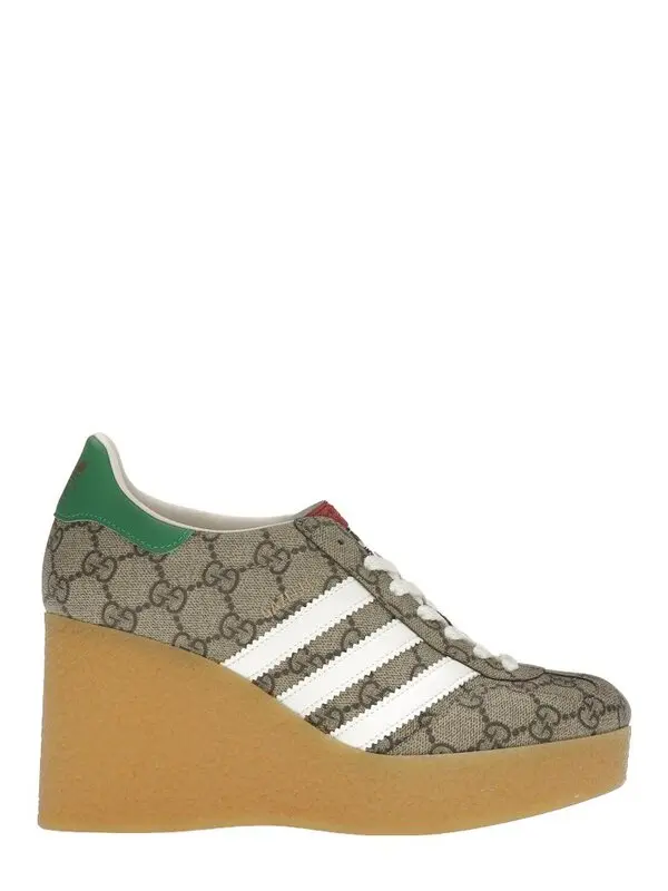 Adidas X Gucci Gazelle Wedge - Beige Tone/core White