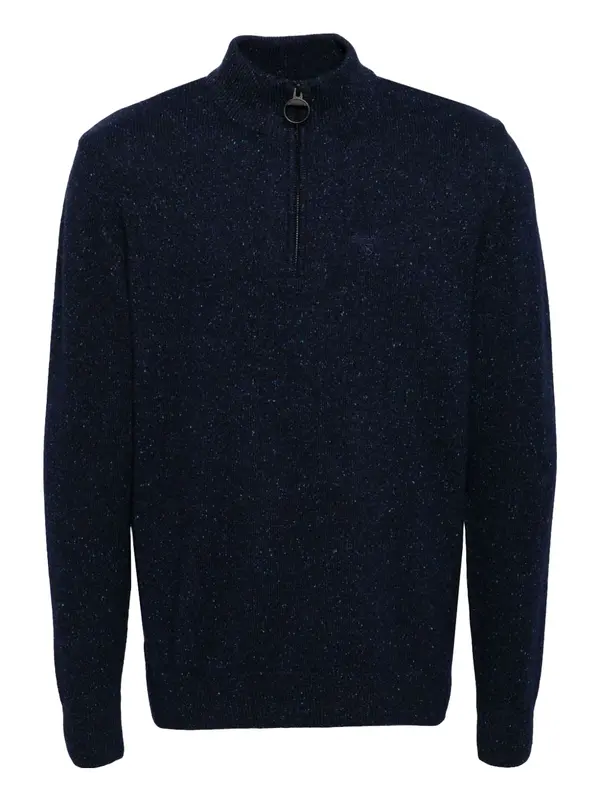 Barbour Tisbury Half-zip Jumper - Blue
