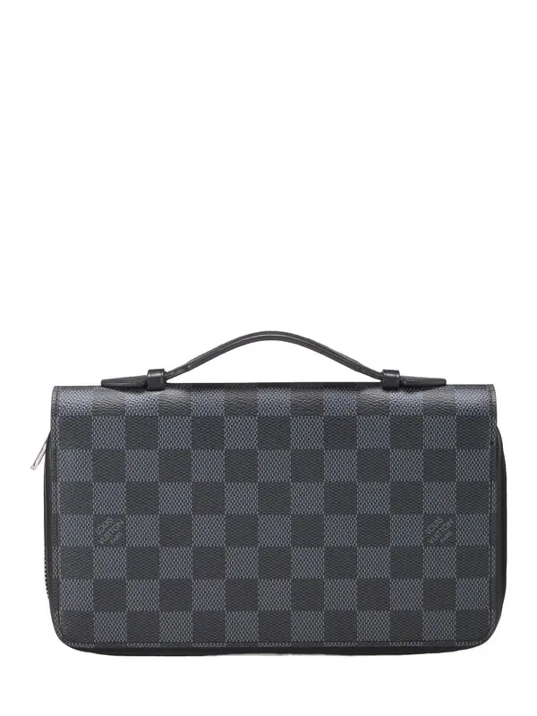 LOUIS VUITTON Damier Cobalt Zippy Xl - Blue