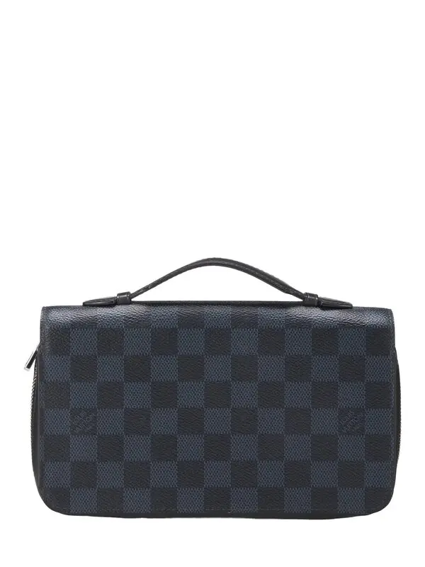 LOUIS VUITTON Damier Cobalt Zippy Xl - Blue