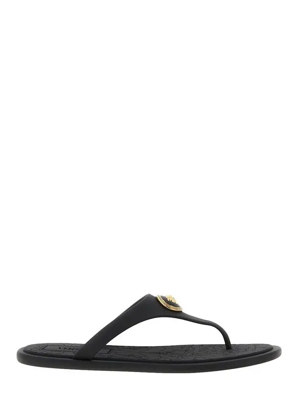 Versace Heeled Sandal - Black