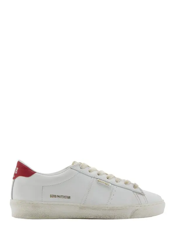 GOLDEN GOOSE Matchstar Leather Sneakers - White