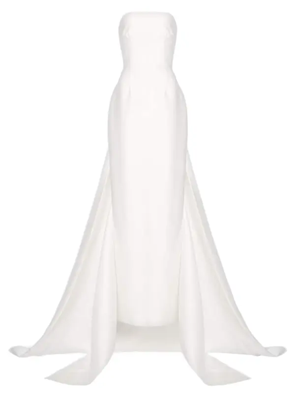 Solace London Bridal Imani Strapless Gown - White