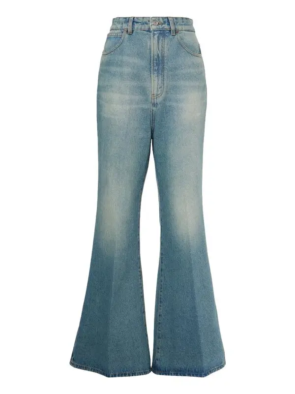 Victoria Beckham High-rise Flared Jeans - Blue