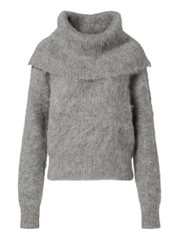 TOTEME Alpaca-blend Crewneck Sweater - Grey