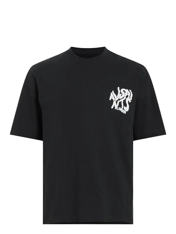ALLSAINTS Organic Cotton Orlando T-shirt - Black