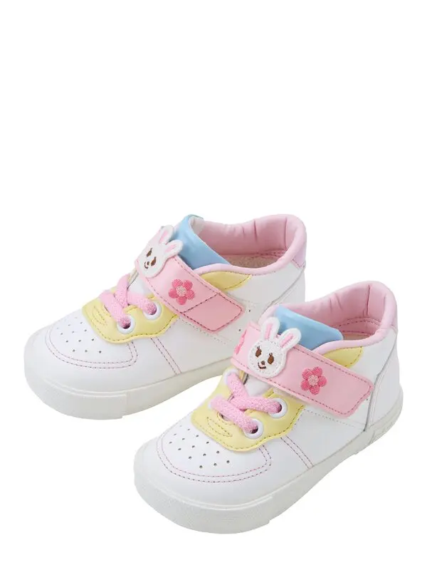 MIKI HOUSE Faux Leather Sneakers - Pink