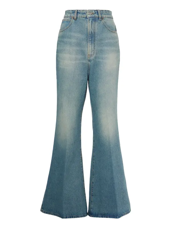 Victoria Beckham High-rise Flared Jeans - Blue