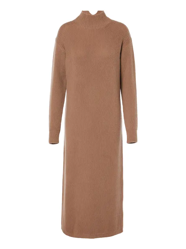 Max Mara Vincita Wool And Cashmere Dress - Beige