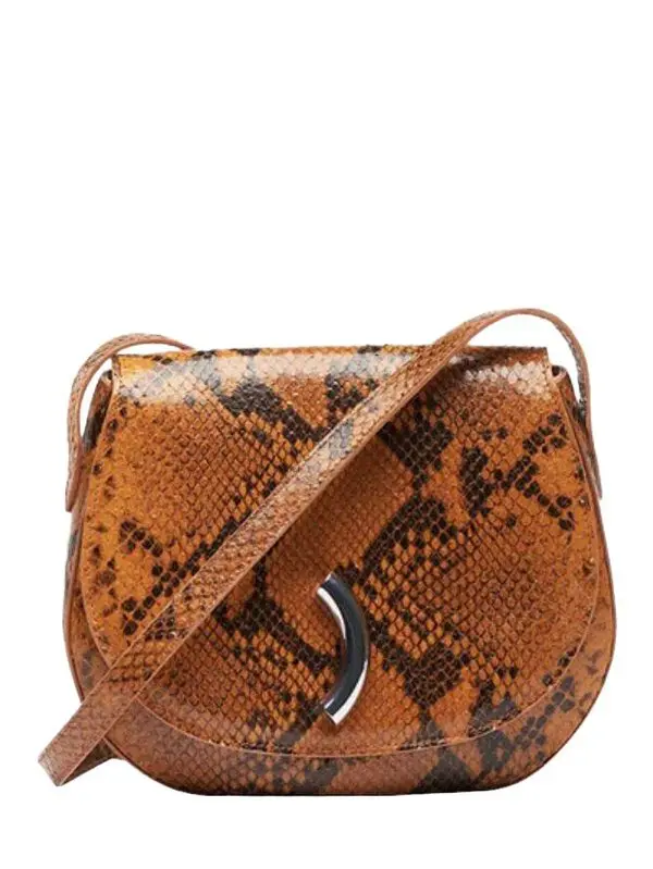 Little Liffner Maccheroni Saddle Bag - Brown