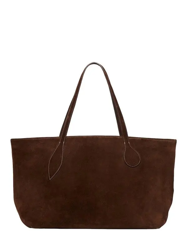 LIFFNER Mega Sprout Suede Tote - Brown