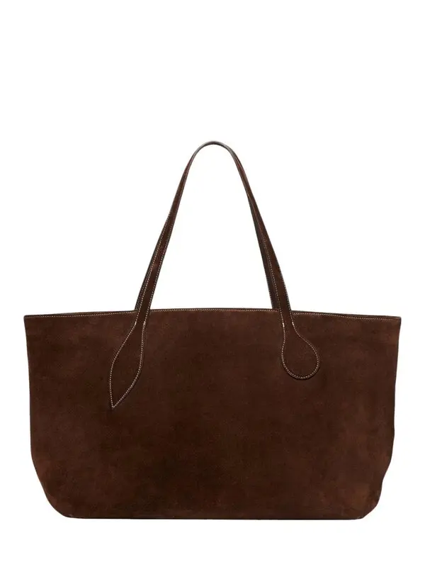 LIFFNER Mega Sprout Suede Tote - Brown