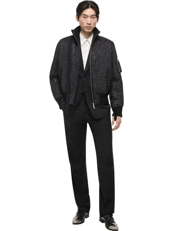 Helmut Lang Seatbelt Bomber Jacket - Black