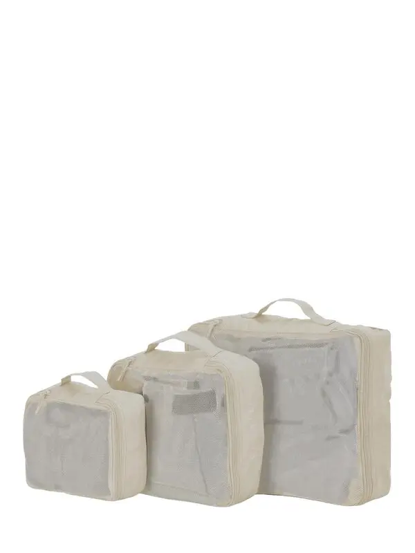 BUGATTI Packing Cubes 3-piece Set - White