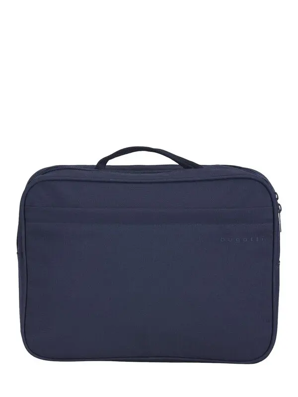 BUGATTI Uptown Foldable Hanging Toiletry Bag - Navy