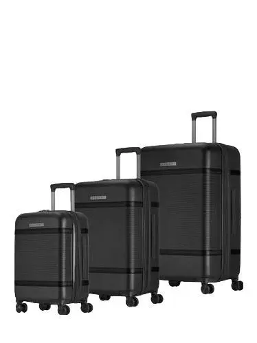 BUGATTI Wellington 3-piece Hardside Luggage Set With Tsa Lock - Black