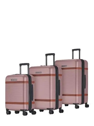 BUGATTI Wellington 3-piece Hardside Luggage Set With Tsa Lock - Woodrose