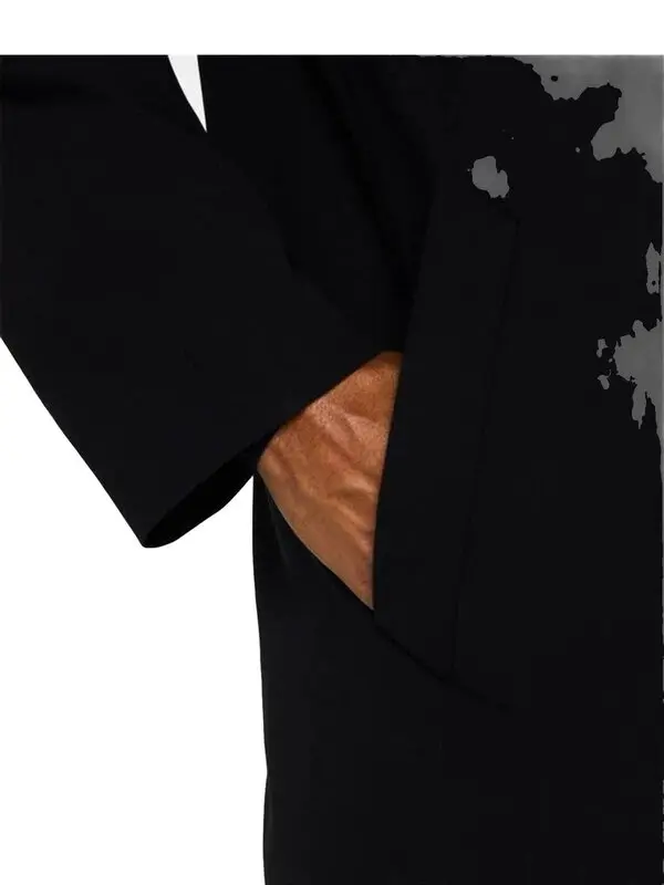 Giorgio Armani Wool Crepe Topcoat - Blue Navy