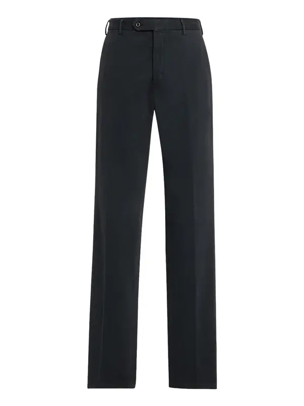 Zanella Parker Stretch Twill Trousers - Charcoal