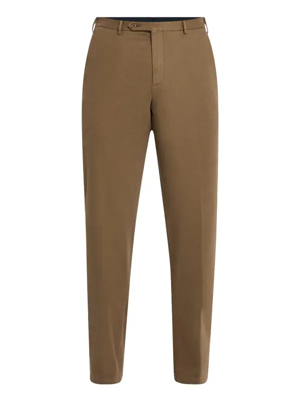 Zanella Parker Stretch Twill Trousers - Tobacco