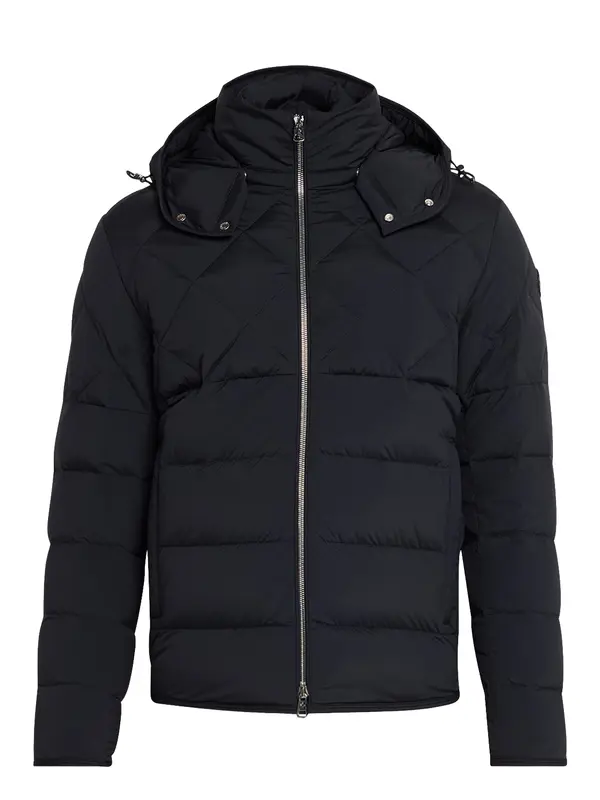 Moncler Cecaud Short Down Jacket - Navy