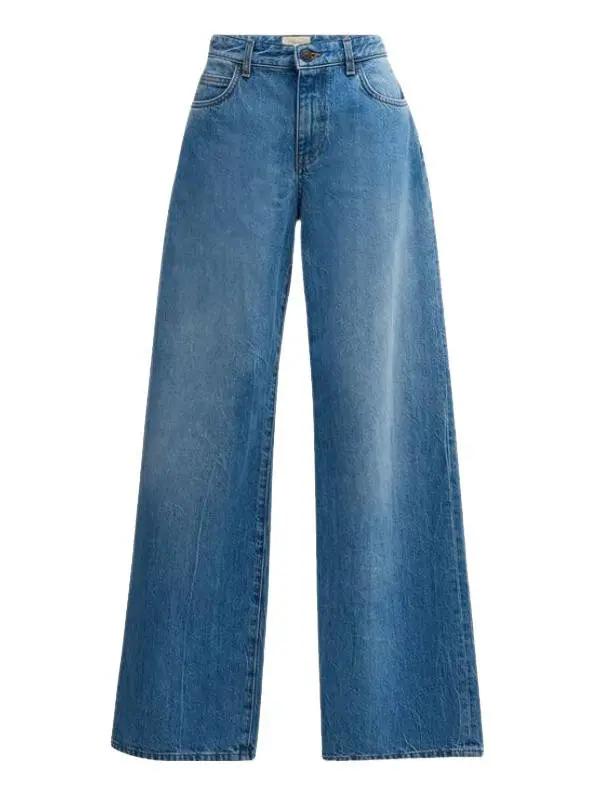 THE ROW Eglitta Mid-rise Jeans - Blue