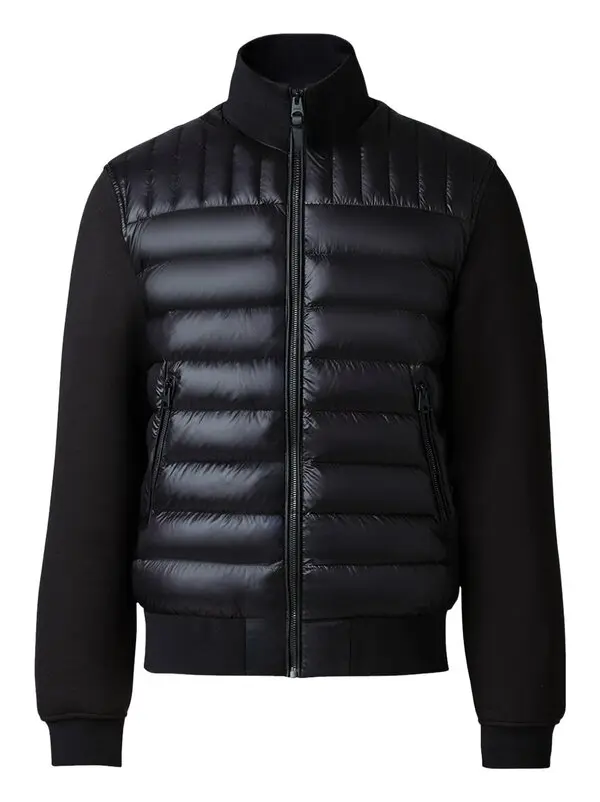 Mackage Collin Mixed-media Down Jacket - Black