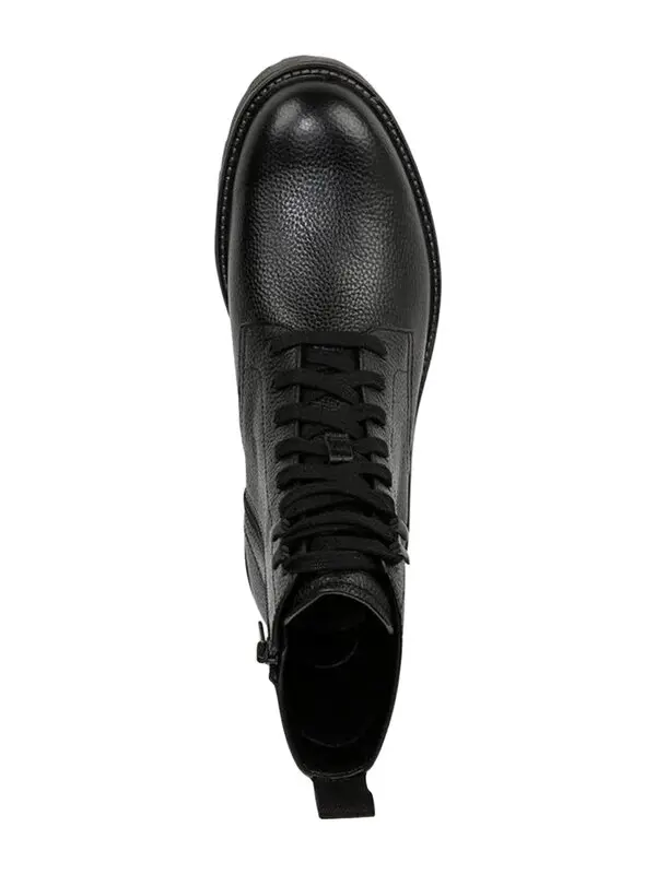 Vince Apos;s Dominic Supple Leather Utilitarian Boots - Black