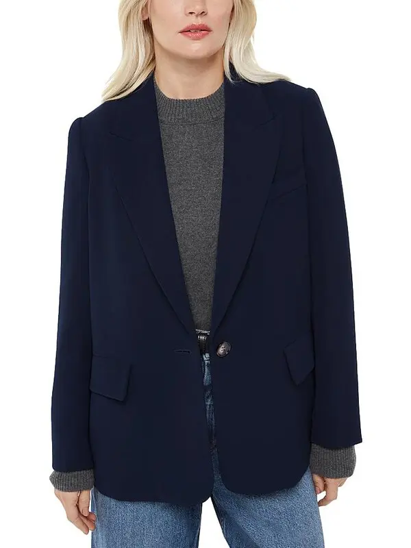 Whistles Boyfriend Blazer - Navy