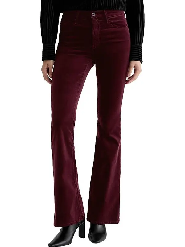 Ag Farrah Mid-rise Bootcut Jeans - Winery