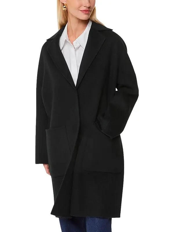 Whistles Cassie Wool Blend Coat - Black