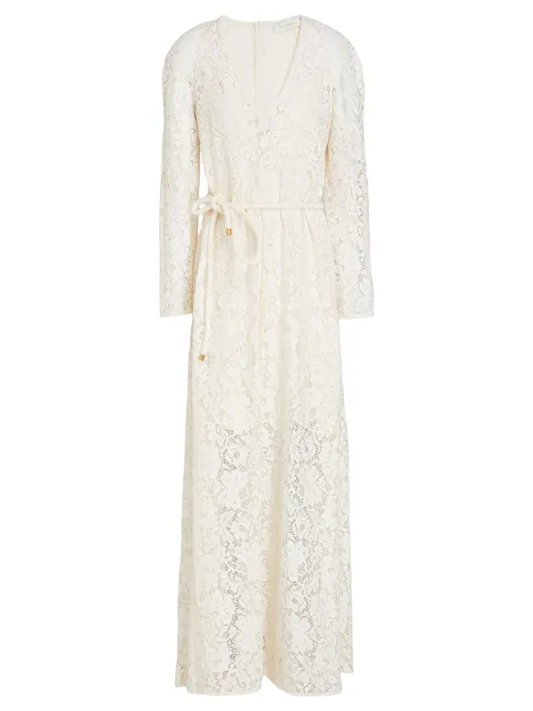 Zimmermann Lace Maxi Dress - Ivory