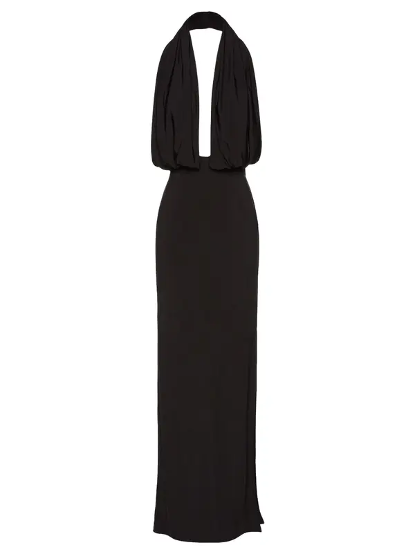 Magda Butrym Draped Maxi Dress - Black