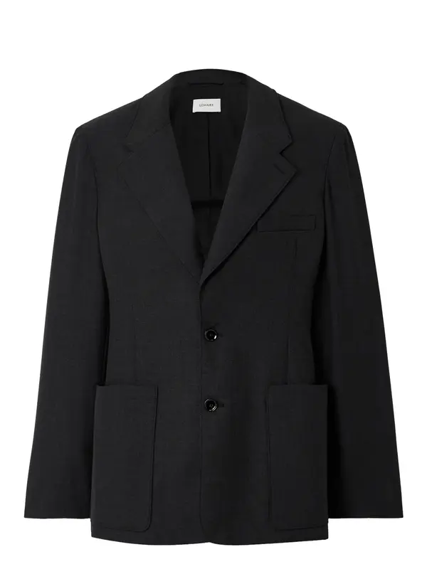 LEMAIRE Grain De Poudre Blazer - Black