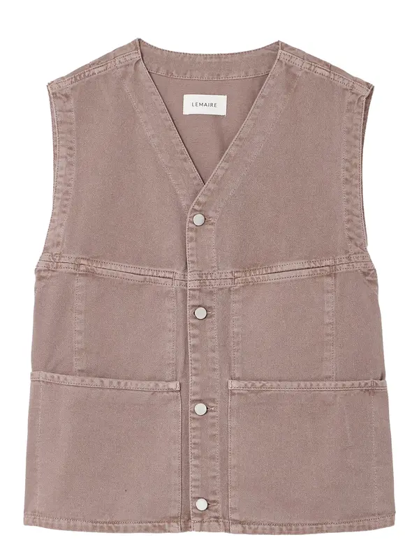 LEMAIRE Denim Vest - Pink