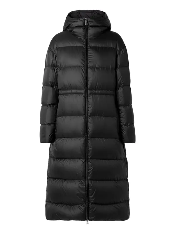 Moncler Boulogne Reversible Hooded Down Coat - Black