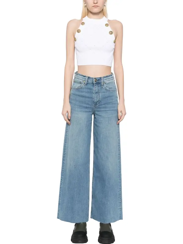 Rag & Bone Wide-leg Jeans - Blue