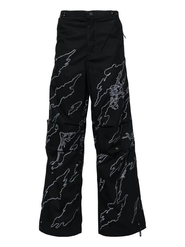 MAHARISHI Maha Basquiat Trousers - Black